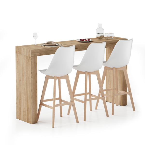 Evolution Hohe Tisch 180x40, Wildeiche