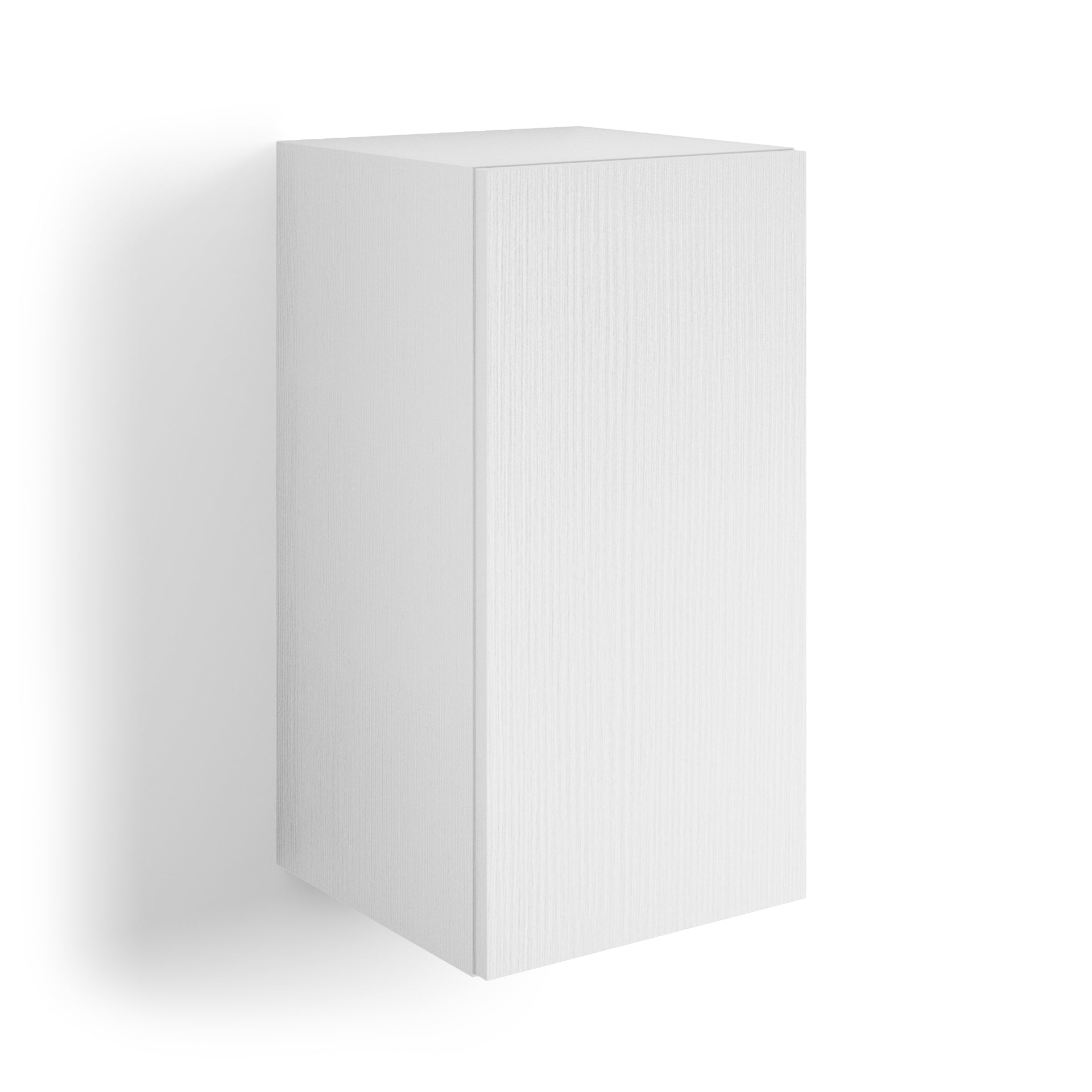 Easy Wall Unit 27.55 in, with Flap Door, Ashwood White