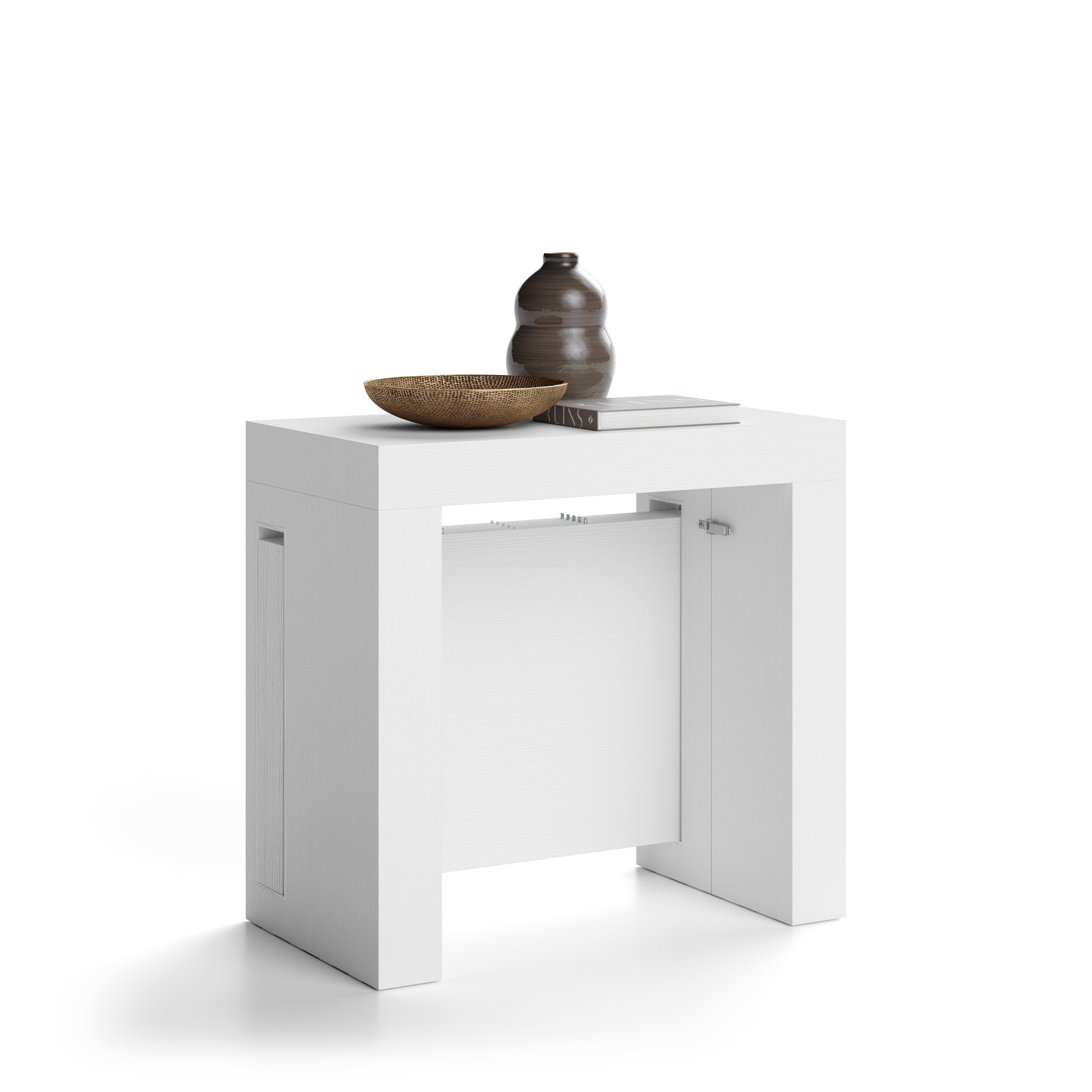 Evolution, Extendable Console Table with extension leaves holder 45(305 ...