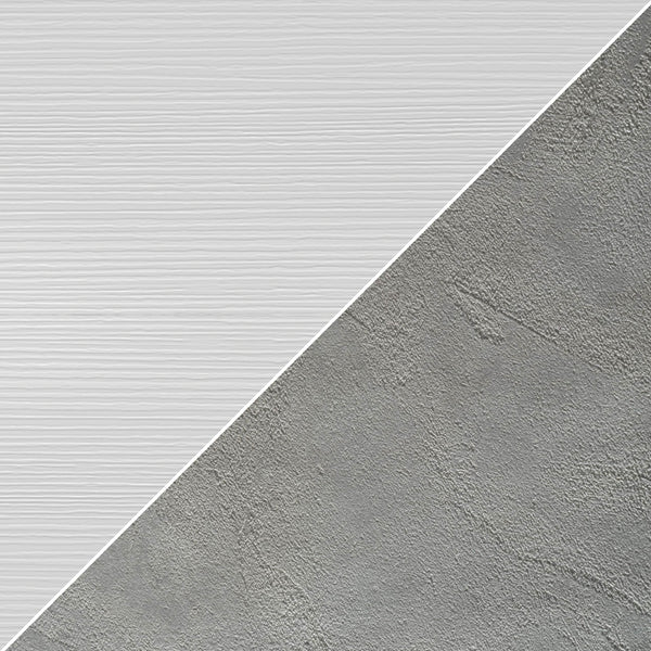 Mueble de TV Rachele, color Fresno blanco - Cemento gris